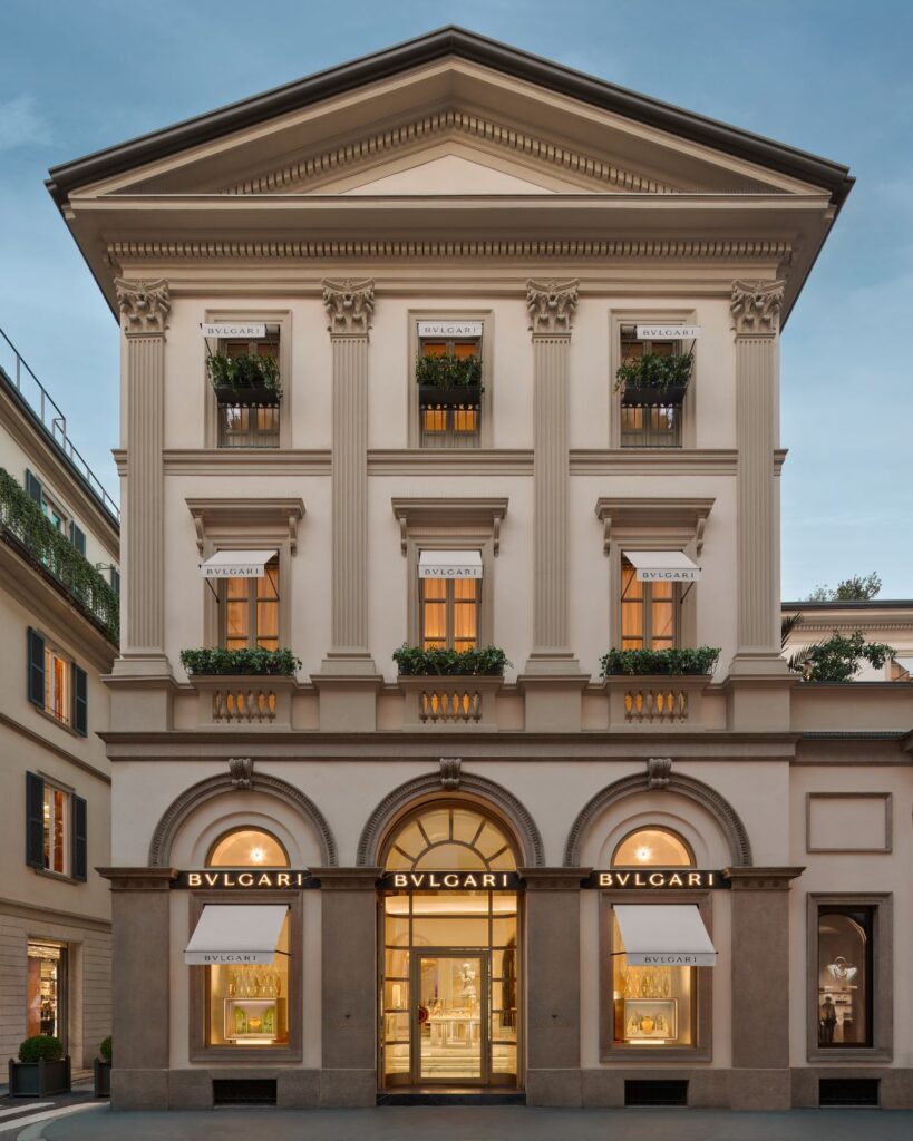 Bvlgari Turns Via Montenapoleone Into a Davide Pizzigoni Inspired ...
